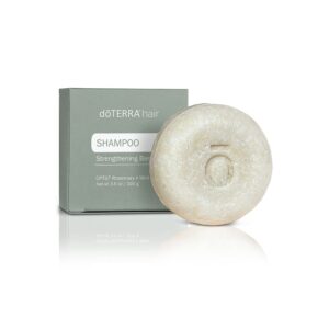 doterra hair shampoo strengthening bar to cleanse the scalp and strengthen the hair