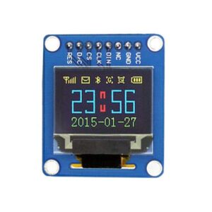 waveshare 0.95inch rgb oled display, 96×64 resolution 65k colors display module with straight/vertical pinheader for raspberry/jetson nano/stm32