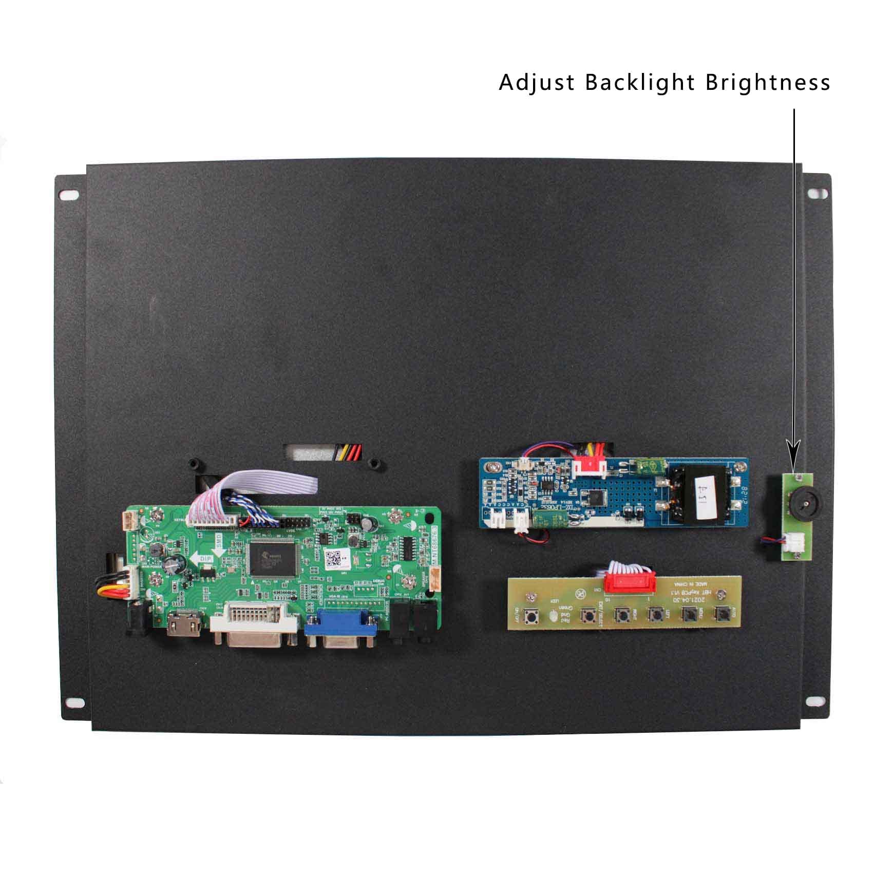 VSDISPLAY 15 Inch 1024X768 G150XGE-1000 High Brightness 1000 Nits LCD Screen Outdoor Display 15.0'' with HD-MI DVI VGA Controller Board