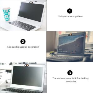 Mobestech 6 Pcs Camera Cover Webcam Cover Slide for Desktop Webcam Cover Slide for Computer Webcam Cover Slide for Tablet Webcam Cover Slider