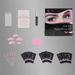 Beauty7 Upgraded Lash Lift Kit Eyelash Extension Kit Lash Perm Kit Eyelash Lifting Lash Curling Semi-Permanent Curling Perming Wave Professional Salon at Home (Lash Kit 5 Packs)