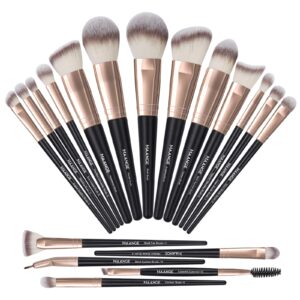 makeup brushes, maange 18 pcs professional makeup brush set premium synthetic face kabuki brush kit foundation blush powder eyeshadow brushes set