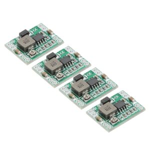 meccanixity dc-dc buck converter voltage regulator mp1484en 4.75-23v to 1-17v 3a green for rc airplane power adjustment pack of 4