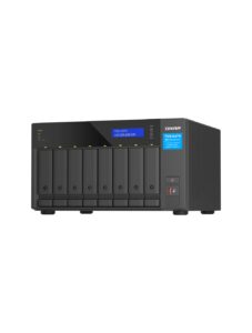 qnap tvs-h874-i5-32g-us 8 bay high-speed desktop nas with m.2 pcie slots, 12th gen intel core cpu, up to 64gb ddr4 ram, 2.5 gbe networking and pcie gen 4 expandability (diskless)