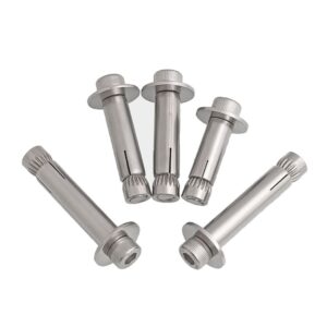 (5pcs) 304 Stainless Steel Expansion Bolts for Mechanical Machining Electrical etc M8x70mm.