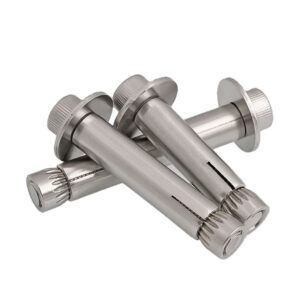 (5pcs) 304 Stainless Steel Expansion Bolts for Mechanical Machining Electrical etc M8x70mm.