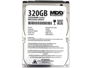 mdd 320gb 8mb cache 5400rpm sata 6.0gb/s 2.5" notebook hard drive (md320glsa854) - 2 year warranty