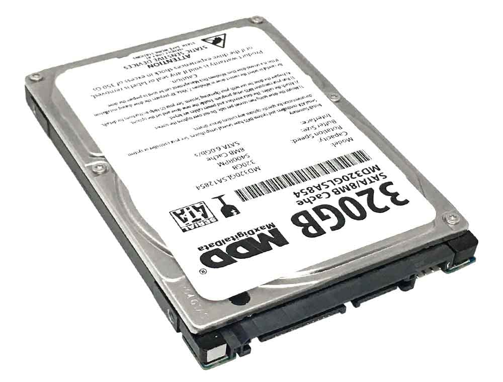 MDD 320GB 8MB Cache 5400RPM SATA 6.0Gb/s 2.5" Notebook Hard Drive (MD320GLSA854) - 2 Year Warranty