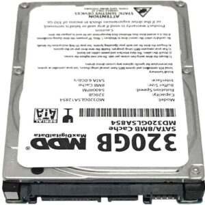 MDD 320GB 8MB Cache 5400RPM SATA 6.0Gb/s 2.5" Notebook Hard Drive (MD320GLSA854) - 2 Year Warranty