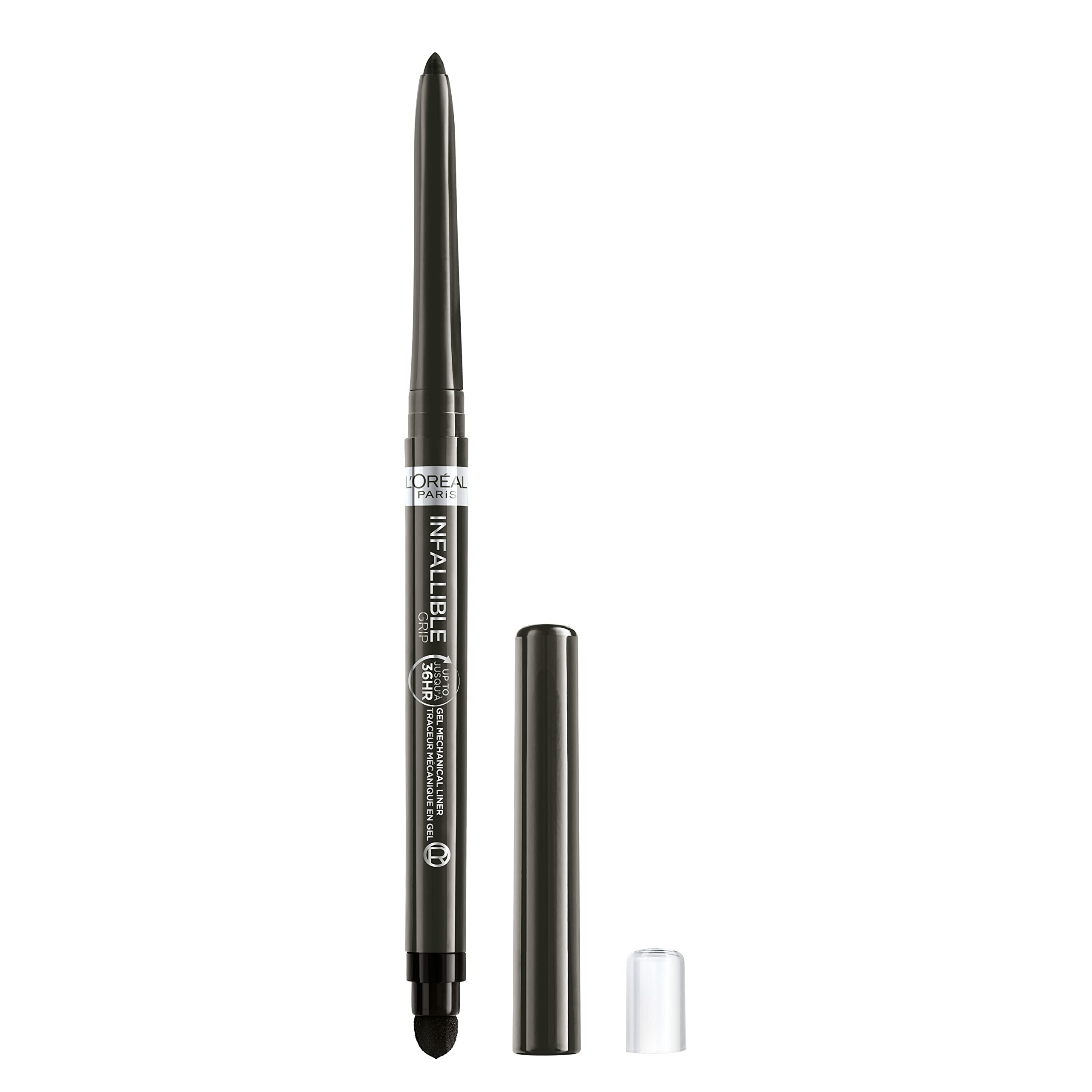 L'Oreal Paris Infallible Grip Mechanical Gel Eyeliner Pencil, Smudge-Resistant, Waterproof Eye Makeup with Up to 36HR Wear, Taupe Grey, 0.01 Oz