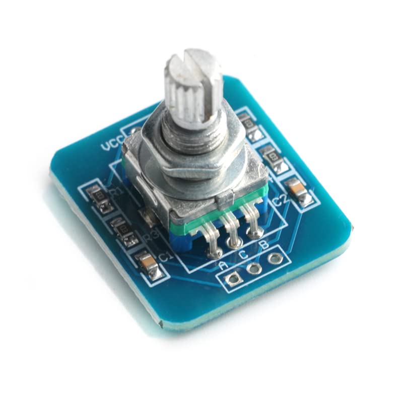 JESSINIE 5Pcs EC11 360 Degree Rotary Encoder Module Coding Encoding Module for Arduino