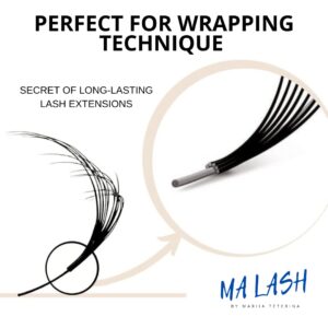 MA LASH Power Eyelash Extension Adhesive Glue - 0.17fl.oz / 5ml - Ultra-Fast 1-Second Drying Time - 8 Weeks Retention - Professional-Grade, Black