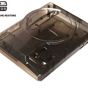 Retro Game Restore 432456 MD Body Replacement Shell, Clear Smoke for Mega Drive