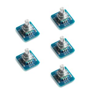 jessinie 5pcs ec11 360 degree rotary encoder module coding encoding module for arduino