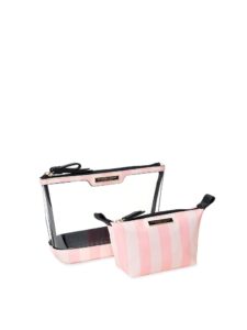 victoria's secret am/pm beauty bag duo, pink