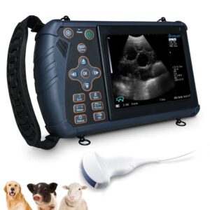 dawei s1 veterinary ultrasound machine for pregnancy portable vet handheld scanner b-ultra sound with 3.5mhz convex probe for cattle,pig,goat,horse