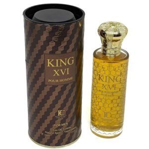 KING XVI Pour Homme Eau De Toilette, Natural Spray For Men 3.4 fl.oz. / 100 ml