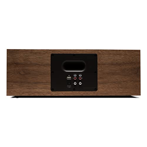 Grace Digital Mondo Elite Duo Smart Internet Radio, Bluetooth, Wi-Fi, 7-Day Alarm – Microphone Free (Walnut)