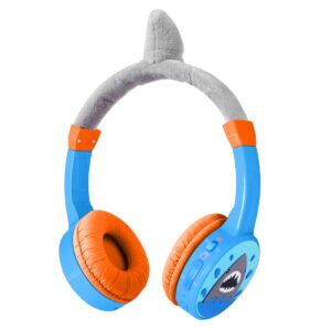 jbunion kids bluetooth headphones toddler wireless/wired headphone with mic bluetooth 5.3 stereo sound sharing function adjustable 85db safe volume limited sd card slot kid headset for home school