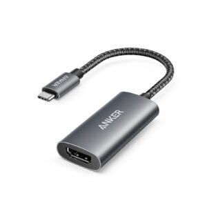 Anker USB-C to HDMI Adapter - 8K@60Hz or 4K@144Hz, for MacBook, iPad Pro, Pixelbook, XPS, and More