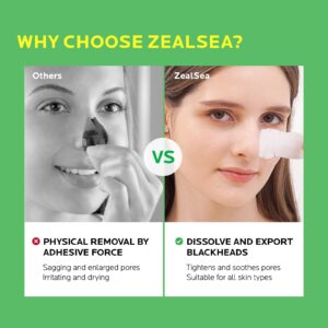 ZealSea New Blackhead Strips kit, Nose for Remover,Deep Cleaning Pore by Gently dissolve and export blackheads reject physical Tearing pore enlargement