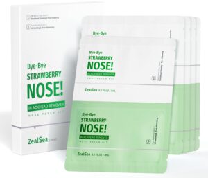 zealsea new blackhead strips kit, nose for remover,deep cleaning pore by gently dissolve and export blackheads reject physical tearing pore enlargement