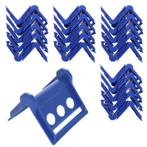 bob's industrial supply bisupply cargo corner edge protector - 40pk blue flatbed edge protectors plastic corner protectors for shipping