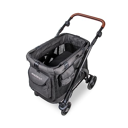 WONDERFOLD Stroller Wagon M1 Luxe Baby Lounger - Comfortable and Easy to Install with Removable Baseboard for Easy Cleaning, for Use with M1 Model Only