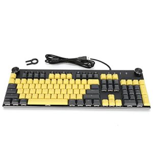 mechanical keyboard, n‑key rollover suspension keycap 104 keys ergonomic mechanical gaming keyboard, for computer notebook pc gamers