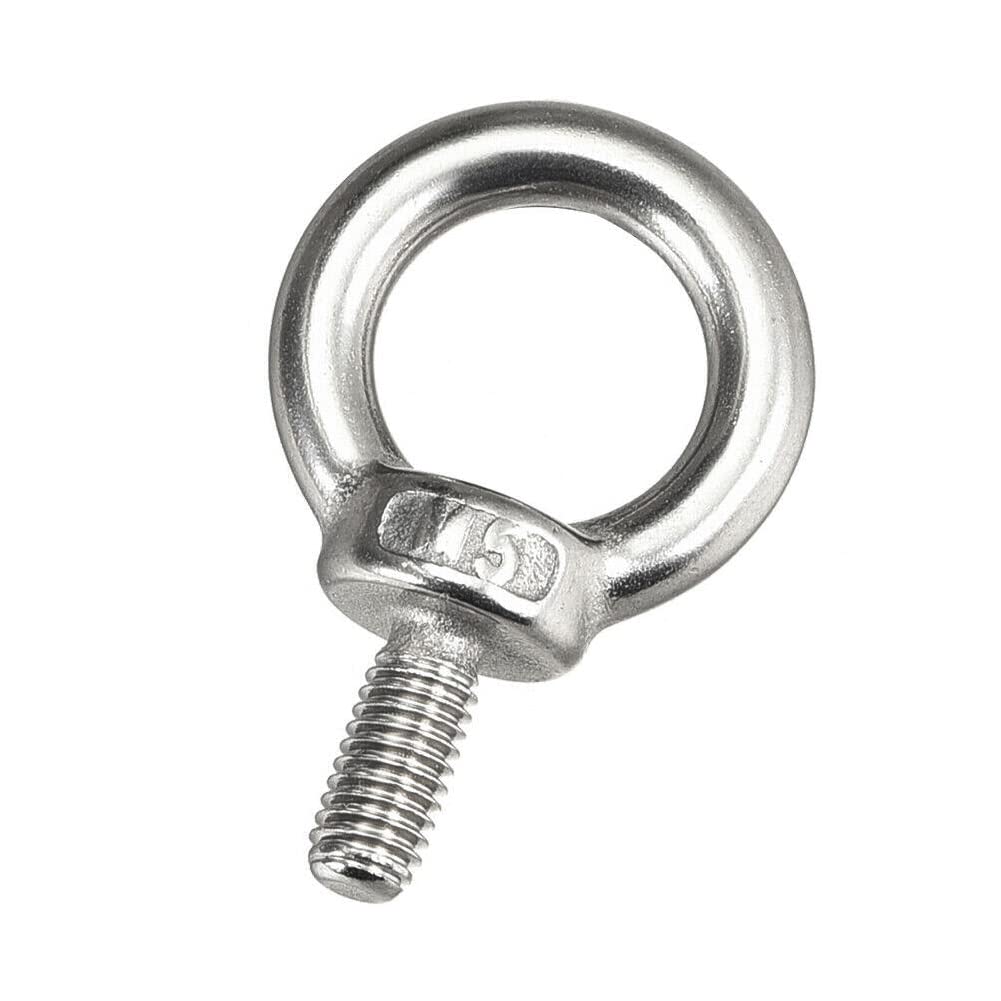 ciciTree 10Pcs M5*11mm Thread Lifting Eye Ring Bolt Screw ID13mm OD23mm