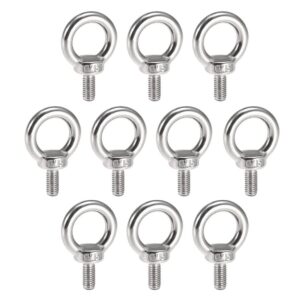 ciciTree 10Pcs M5*11mm Thread Lifting Eye Ring Bolt Screw ID13mm OD23mm