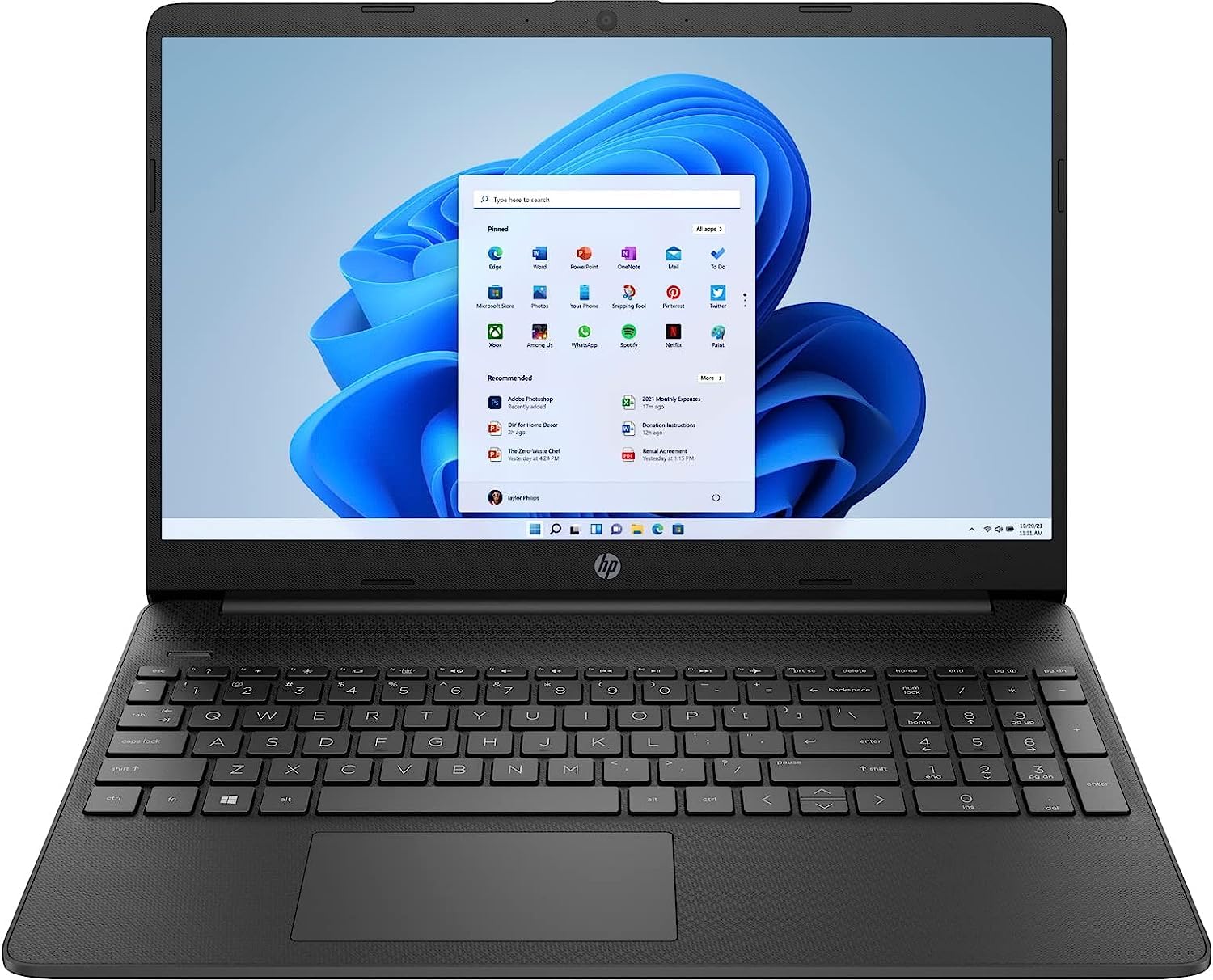 HP Laptop 15-DY5007CA 15.6-inch FHD IPS Notebook Intel Core i5-1235U Iris Xe Graphics 8GB DDR4 RAM, 512GB PCie SSD Computer PC Storage USB HDMI Port Bluetooth WiFi Windows 11 Home, Jet Black (Renewed)