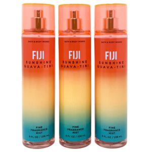 bath fiji sunshine guava-tini fine fragrance mist trio - includes 3 fine fragrance mists - full size