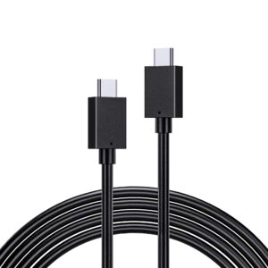 park sung usb-c to usb-c cable 5ft, support 20v/5a 100 w fast charging, 4k, 60hz video transmission, 10gbp/s data transmission, usb 3.1 gen 2 cord for steam deck, switch, macbook, ipad, samsung