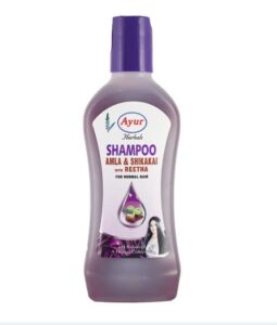 ayur herbals shampoo amla & shikakai with reetha - 100ml/3.38 fl oz