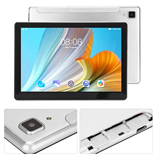 HD Tablet, Silver Gray 8.1 inch Tablet with Type-c Charging for Painting Work UK Plug