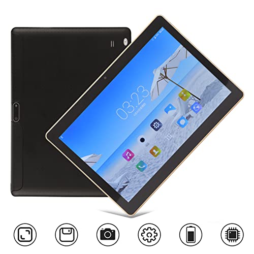 10.1 Inch Tablet Support Cellular Networks 1280x800 3G WiFi HD Display Tablet 100-240V 8 Cores for Work Black US Plug