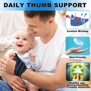 VISKONDA Thumb Brace - Thumb Spica Splint - CMC Joint Thumb Support Brace for Pain Relief,Arthritis,De Quervain's Tendonitis,Sprains,Strains,Trigger Thumb Immobilizer,Left or Right Hands(Medium)