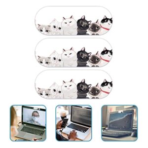 SOLUSTRE Web Cam Web Cam 15pcs Slide Laptop Cat Blocker Pattern Cartoon for Cover Camera Phone Webcam Computer Camera Computer Camera