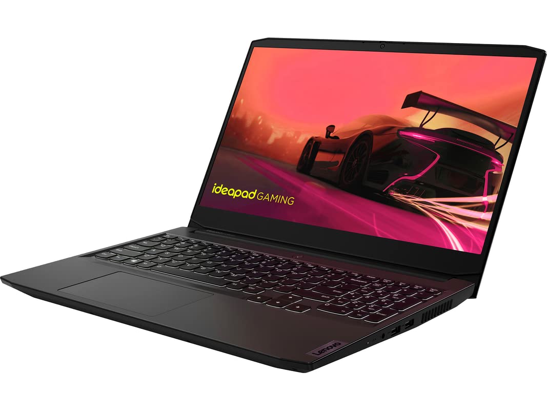 Lenovo IdeaPad Gaming 3 15.6" FHD 120Hz Gaming Laptop, AMD Ryzen 5-5600H Processor, 32GB RAM, 2TB PCIe SSD, Backlit Keyboard, GeForce GTX 1650, HD Webcam, Windows 10, Black, 32GB USB Card