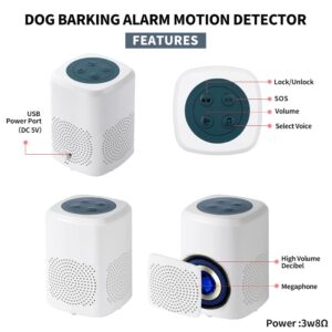 Dog Barking Alarm Motion Detector Outdoor Barking Motion Sensor 1000 FT Range Dog Alarm Home Security