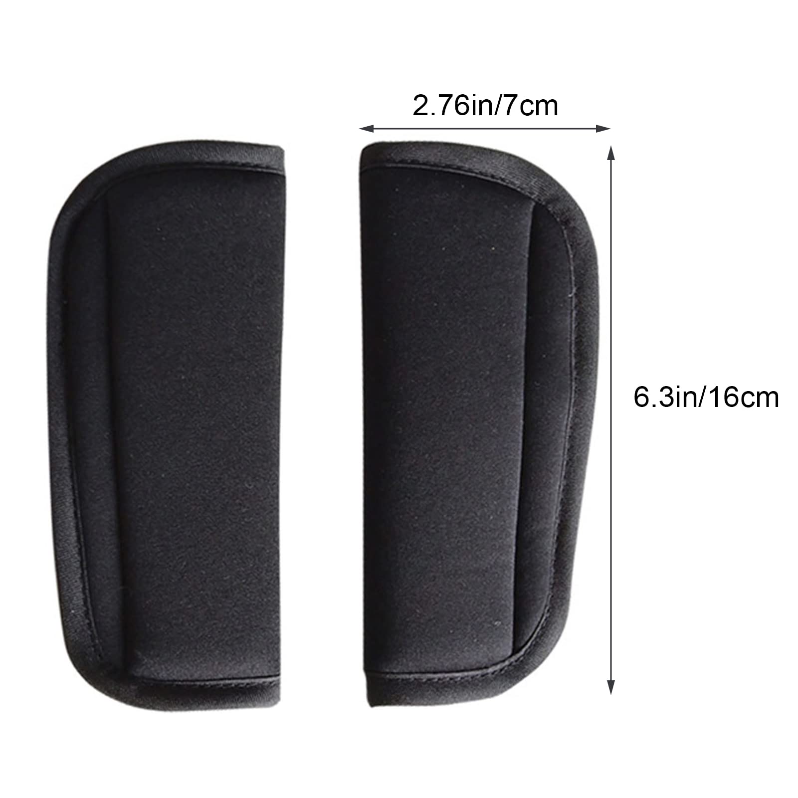 baixikly 2 Piece Car Seat Strap Pads Car Seat Straps Shoulder Covers for Baby Kids Seat Belt Covers for All Baby Stroller Harness Covers