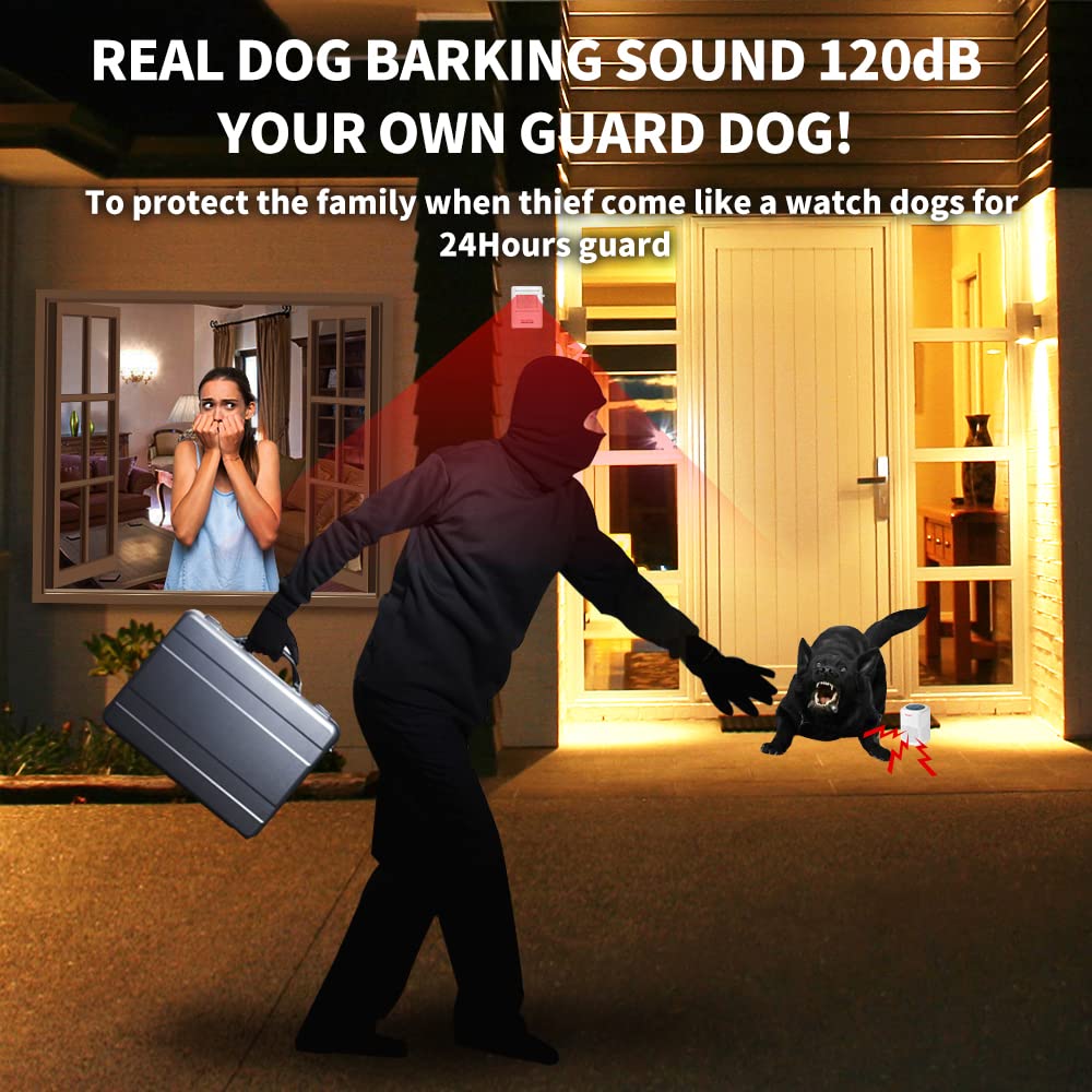 Dog Barking Alarm Motion Detector Outdoor Barking Motion Sensor 1000 FT Range Dog Alarm Home Security