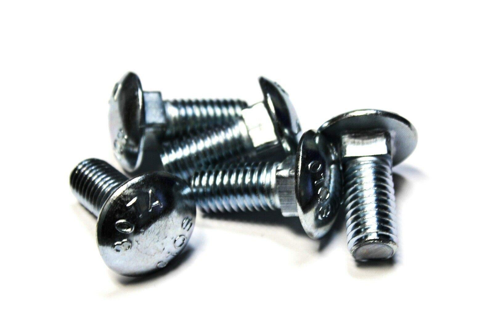 (5 pcs) 1/2"x1-1/2" Carriage Bolts - Zinc