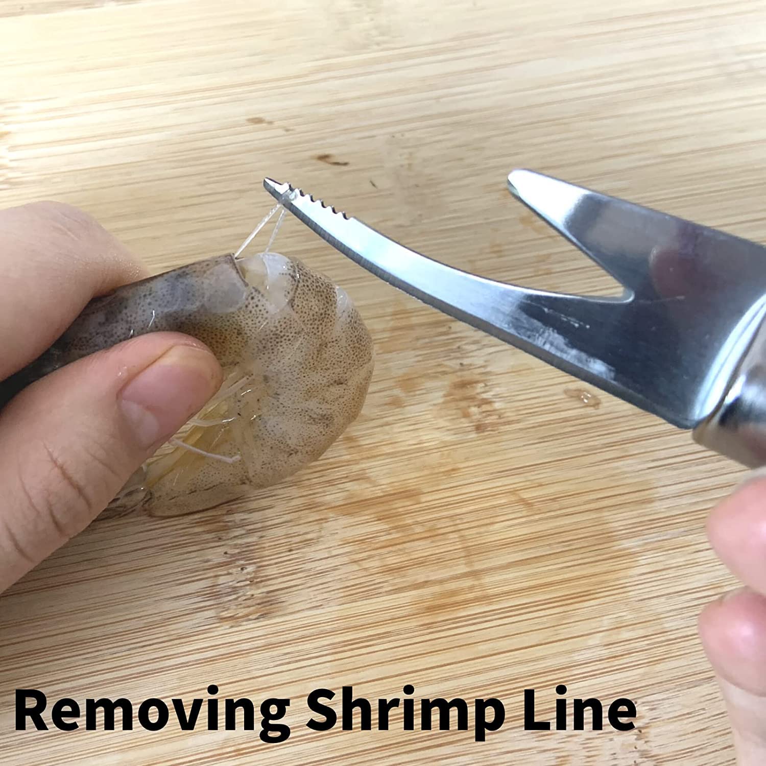 (2psc) 5 in 1 Multifunctional Shrimp Line Fish Maw Knife, 2022 New Stainless Steel Shrimp Cutter, Shrimp Peeling Tool Portable Shrimp Line Removal,Seafood Knives Kitchen Tool, (SSEP-452)