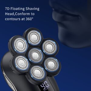 UPTARD Head Shavers for Bald Men+UPTARD 7D Blade Replacement Heads