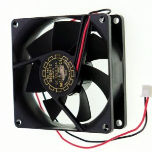 LEYEYDOJX New Power Supply Chassis Cooling Fan for YaLnFAN D80SH-12 8025 Size:80 * 80 * 25mm DC12V 0.18A 2-Wire 2-Pin