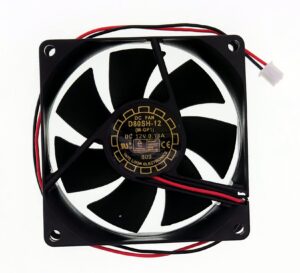 leyeydojx new power supply chassis cooling fan for yalnfan d80sh-12 8025 size:80 * 80 * 25mm dc12v 0.18a 2-wire 2-pin