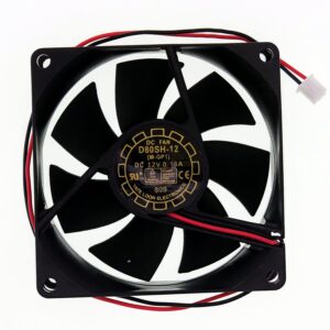 LEYEYDOJX New Power Supply Chassis Cooling Fan for YaLnFAN D80SH-12 8025 Size:80 * 80 * 25mm DC12V 0.18A 2-Wire 2-Pin