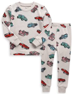 vaenait baby infant toddler girls boys pajamas pjs 2pcs set modal retro car m